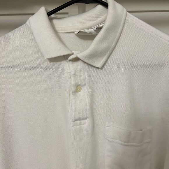 Cotton | Shirts | Vintage 9s Windridge Mervyns Mens L Polo Shirt White ...